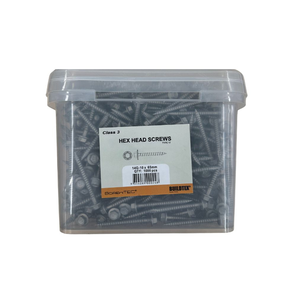 14G-10 x 65mm Hex Head Screws | 65mm hex head screws | OZ Pro – OZ PRO ...