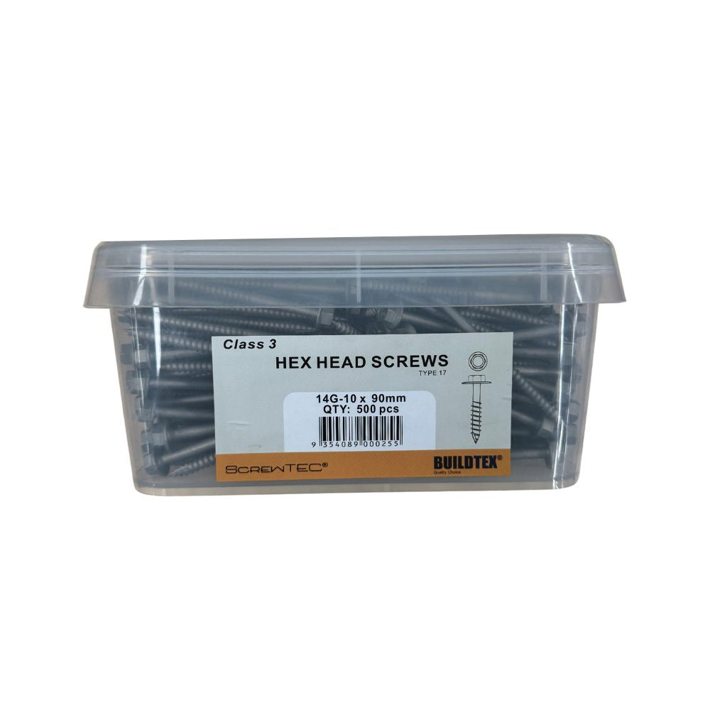 14G-10 x 90mm Hex Head Screws | 90mm hex head screws | OZ Pro – OZ PRO ...